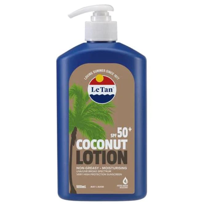 Buy Le Tan SPF 50 Plus Coconut Lotion 500ml Online