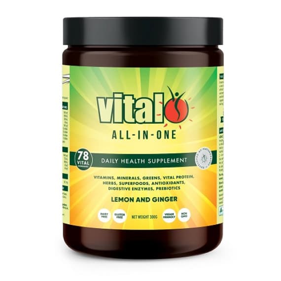 Vital All In One Daily Health Supplement Lemon And Ginger 300g ...