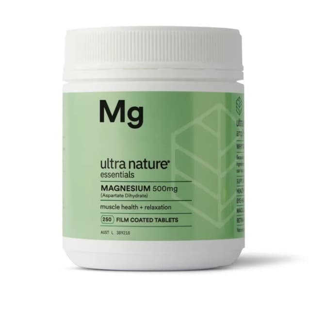 Buy Ultra Nature Essentials Magnesium 500mg 250 Film Coated Tablets Online