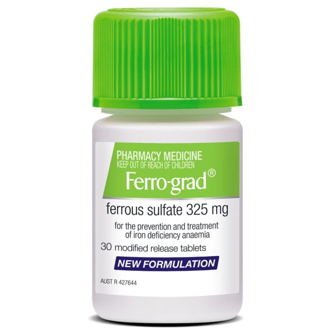 Buy Ferro Grad PR 325mg 30 Tablets Online