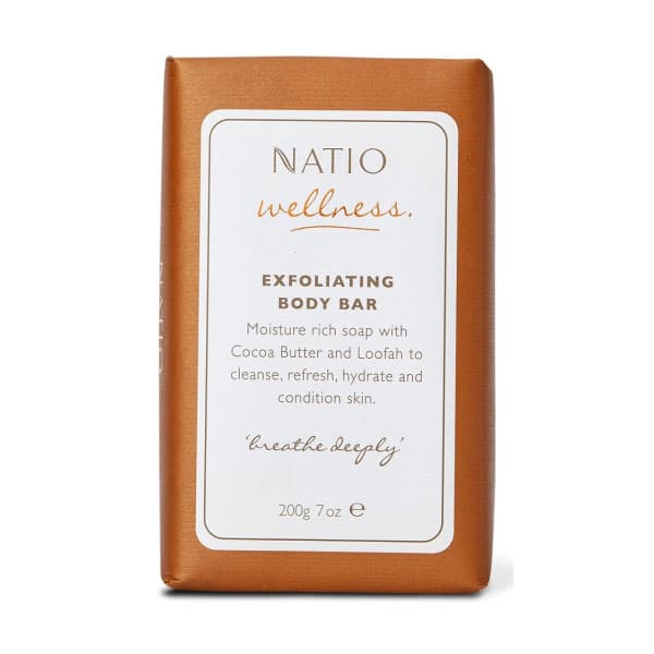 Buy Natio Wellness Exfoliating Body Bar 200g Online