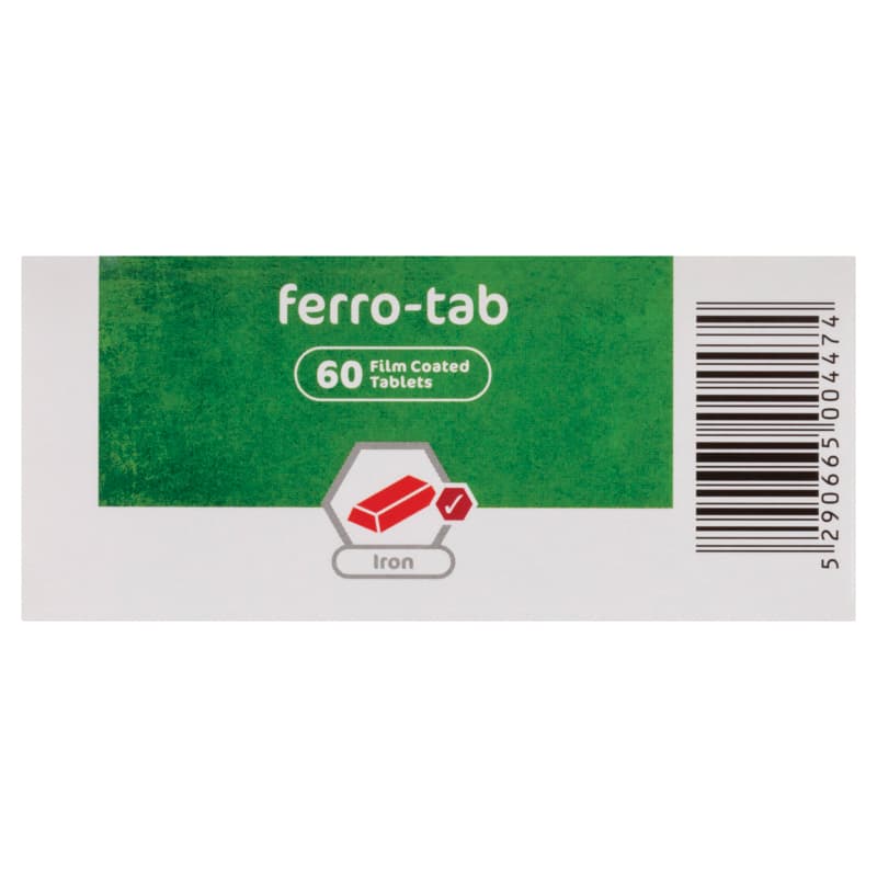 Ferro Tab 200mg 60 Film Coated Tablets - 5290665004474