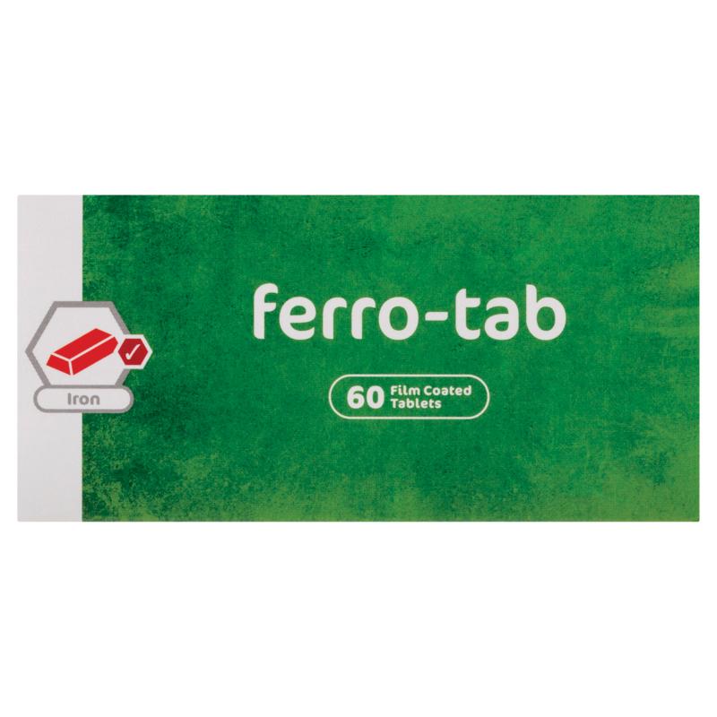 Ferro Tab 200mg 60 Film Coated Tablets - 5290665004474
