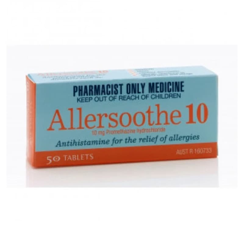 Allersoothe 10mg Tablets 50 S3 - 8902411112018