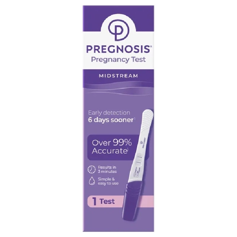 Pregnosis Midstream Pregnancy Test 1 Pack - 9313501036371