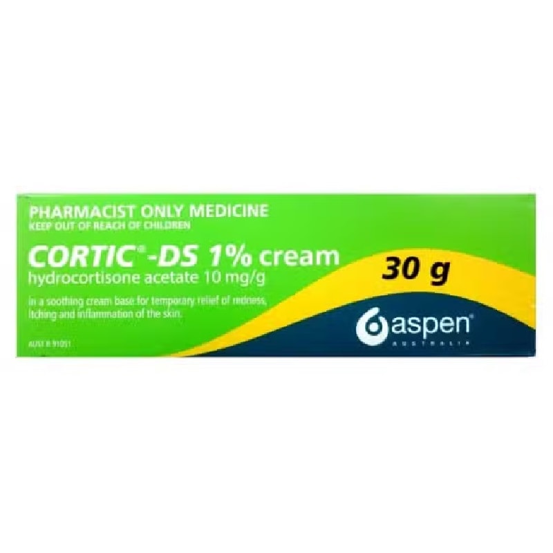 Cortic DS Cream 1 Percent 30g S3 - 9316626102273