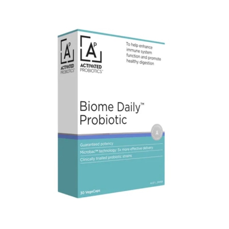 Activated Probiotics Biome Daily Probiotic 30 VegeCaps at Pharmacy Direct