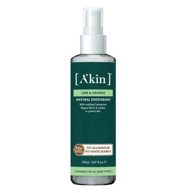 Buy Akin Lime and Orange Deodorant Spray 150ml Online at Pharmacy Direct