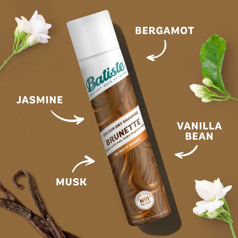 Batiste Brunette Dry Shampoo 350ml - 5010724535042