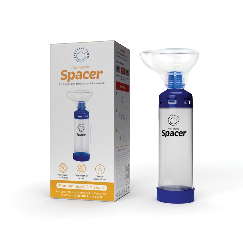 Breath A Tech Anti Static Spacer And Silicone Mask Medium at Pharmacy ...