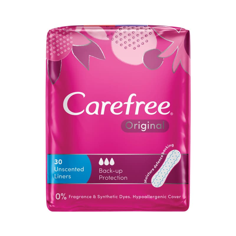 Carefree Original Unscented Liners 30 pack - 9300607540970