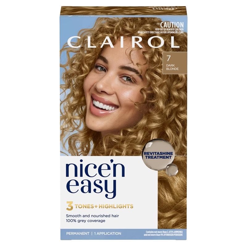Buy Clairol Nice N Easy 7 Natural Dark Blonde Permanent Hair Colour ...