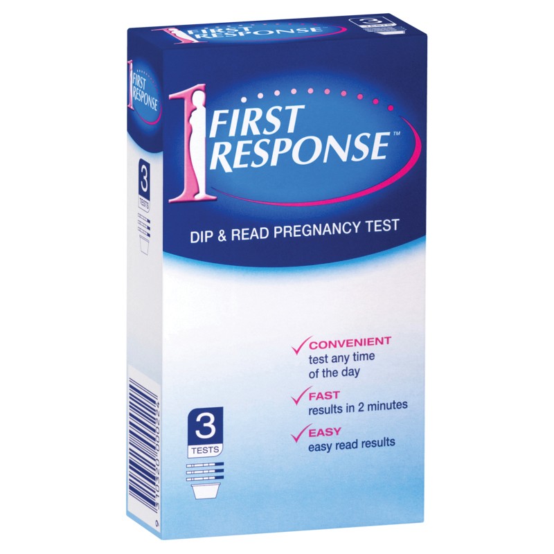 Buy First Response Pregnancy Test Dip and Read 3 Pack Online at ...