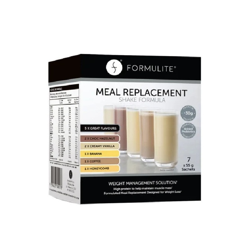 Formulite Mixed Shakes Box 7 x 55g Sachets - 9354227000178