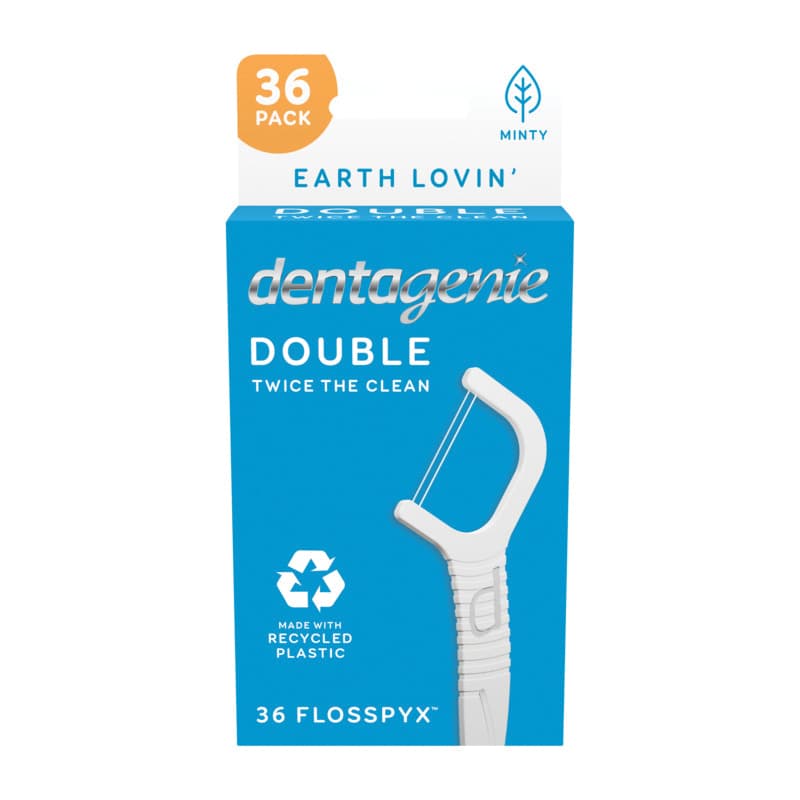 GO2 Dentagenie Double Flosspyx 36 Pack - 9342475108173