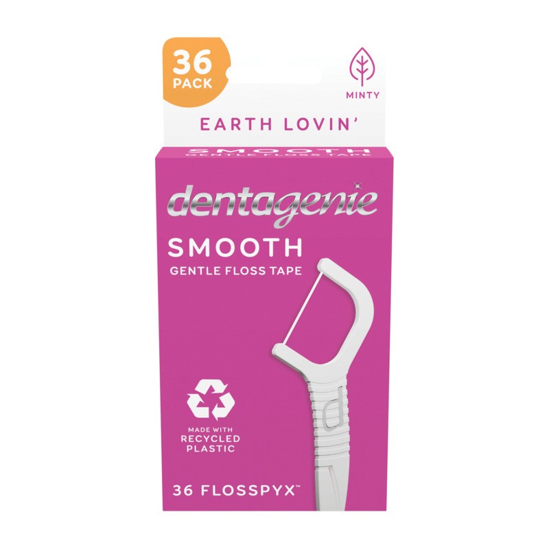 GO2 Dentagenie Smooth Flosspyx Gentle Floss - 9342475108203