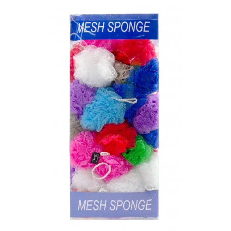 Buy Lenan Bath and Shower Netting Sponge 1 Piece Assorted Colours ...
