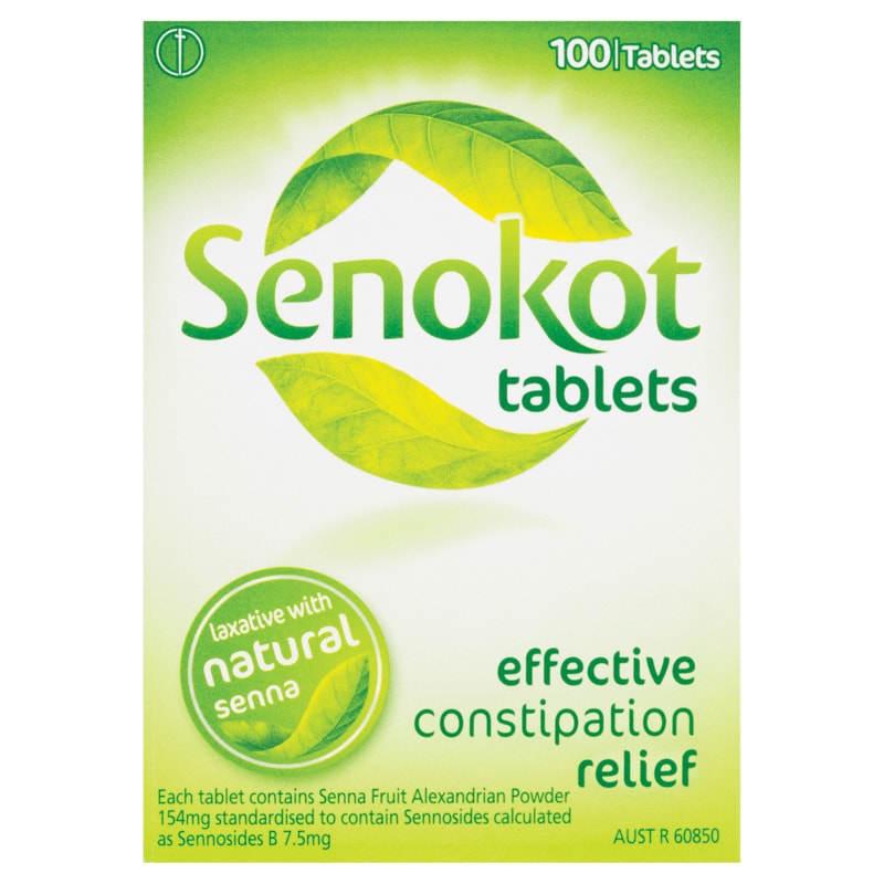 Senokot Tablets Constipation Relief 100 Pack - 9300631017141