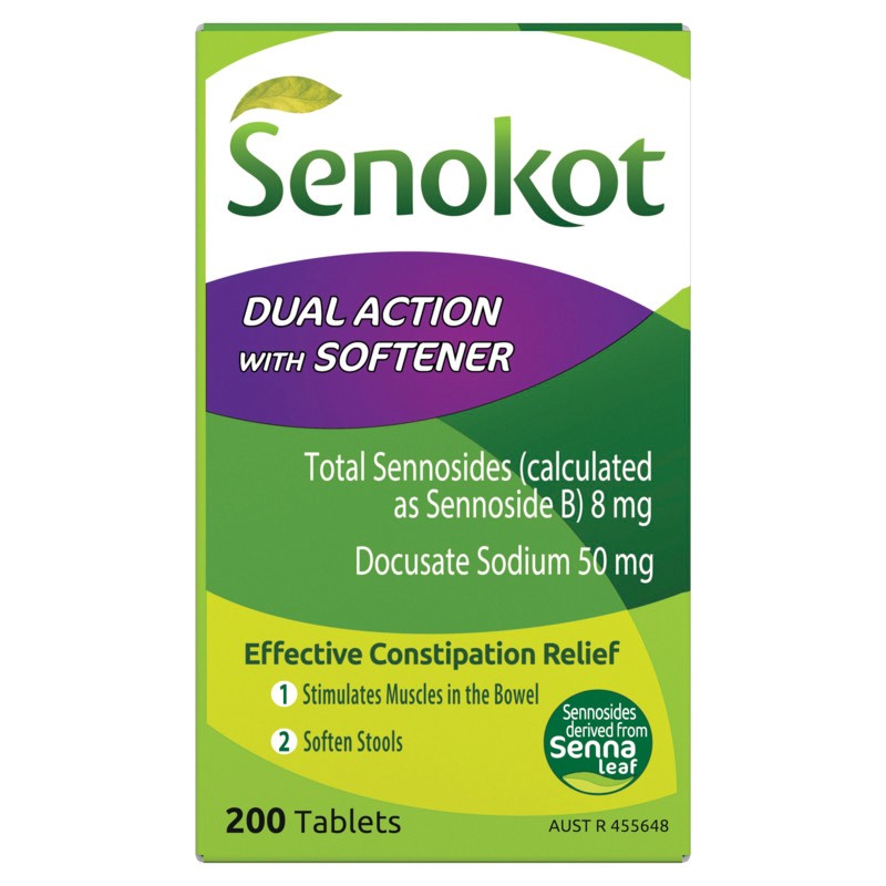 Senokot Dual Action Tablets 200s - 9300631757436