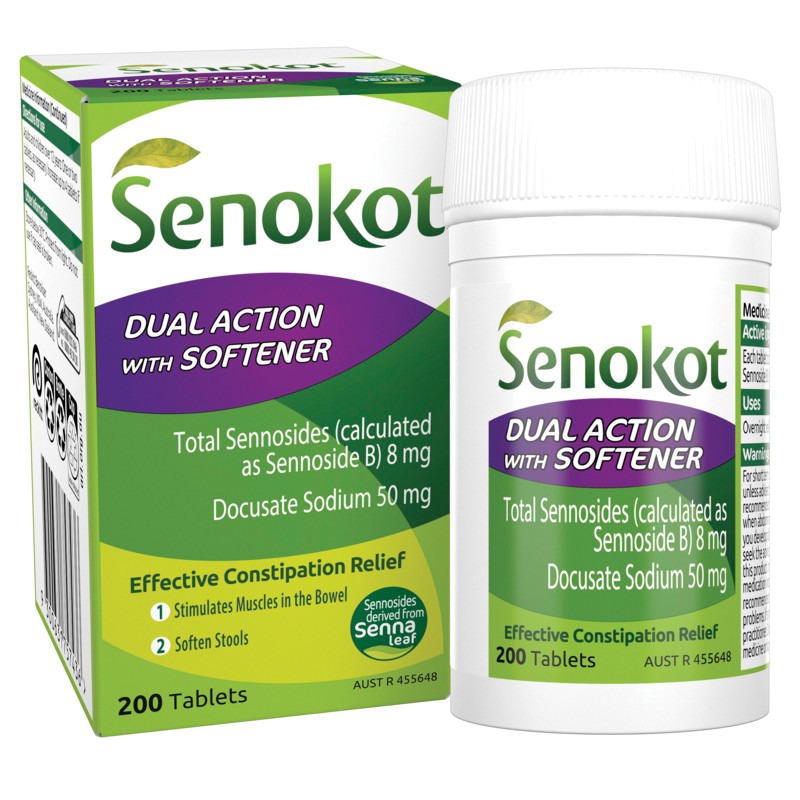 Senokot Dual Action Tablets 200s - 9300631757436