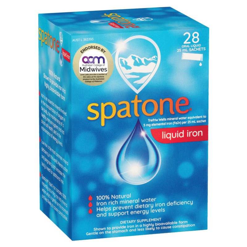 Spatone Liquid Iron 28 Sachets 25ml - 5000488107074