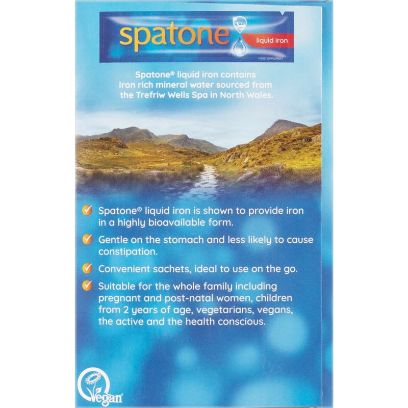 Spatone Liquid Iron 28 Sachets 25ml - 5000488107074
