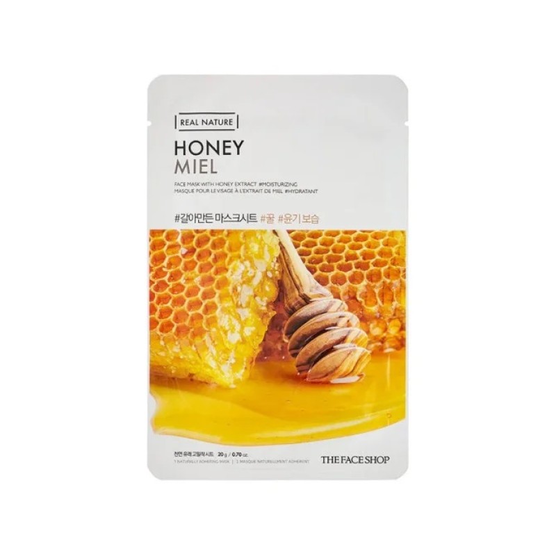 The Face Shop Real Nature Honey Face Mask - 8806182557163
