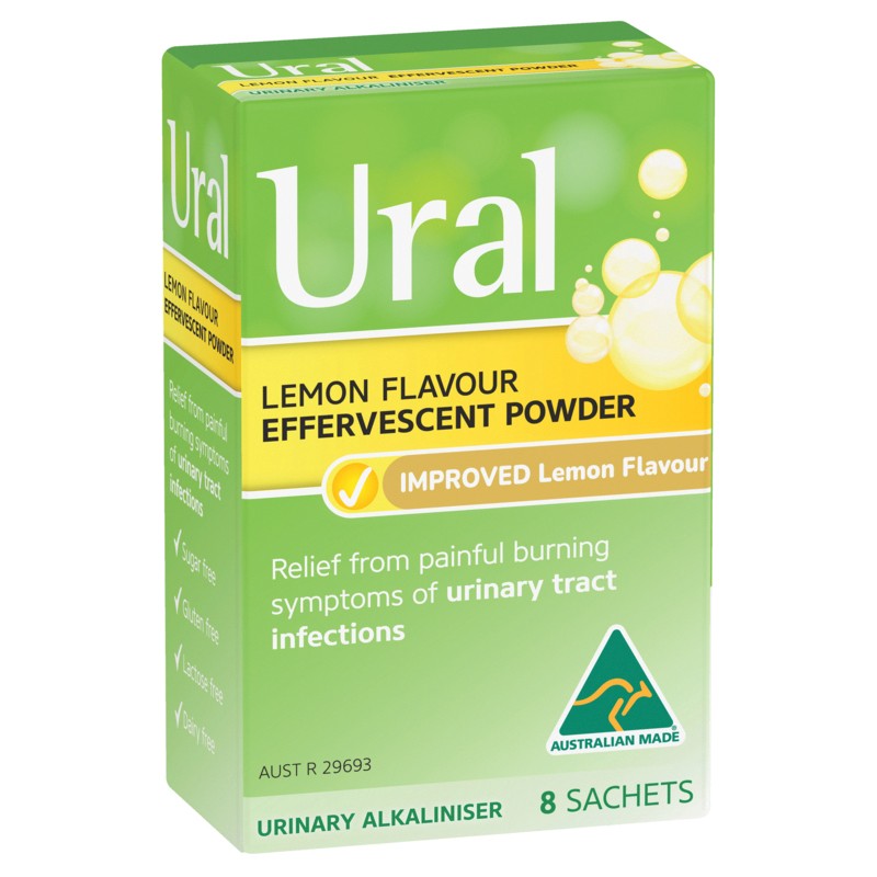 Ural Effervescent Powder Original 4g 8 Packs - 9316626102471