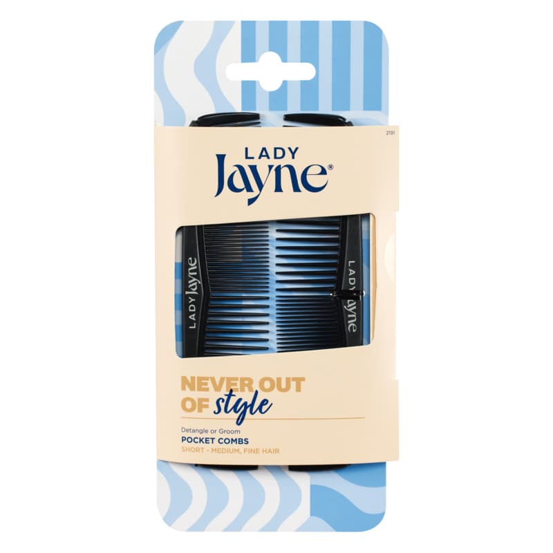 Lady Jayne Pocket Comb 2 Pack - 9310460021912