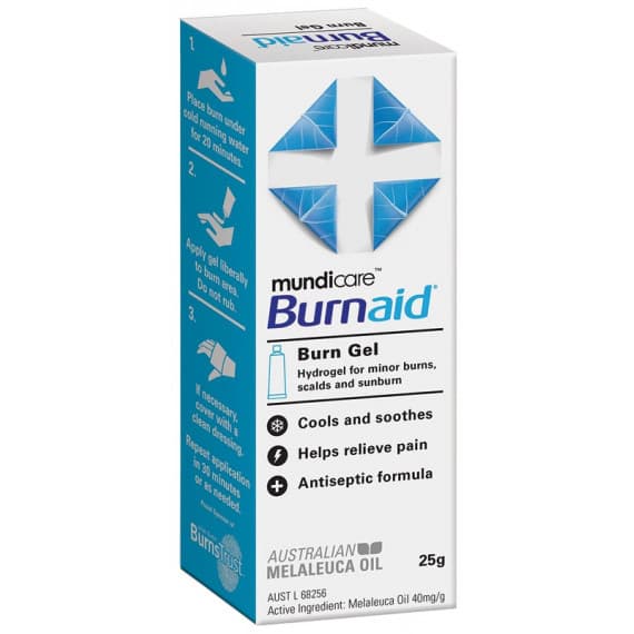 Buy Mundicare Burnaid Burn Gel 25g Online Pharmacy Direct
