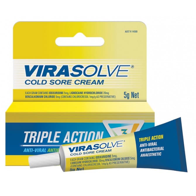 Buy Virasolve Cold Sore Cream Online Pharmacy Direct