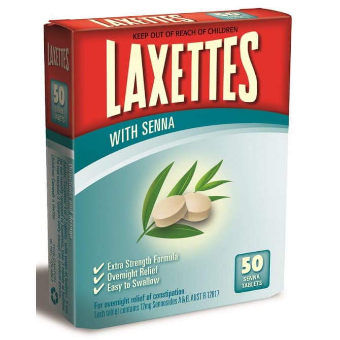 Buy Laxettes Senna Tablets 50 pack Online | Pharmacy Direct