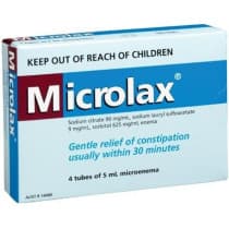 Microlax - Buy Fast-Acting Microlax Enema 5ml x 12 Online