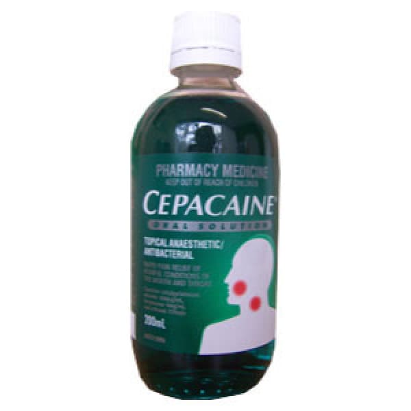 Buy Cepacaine Oral Solution 200mL Online Pharmacy Direct