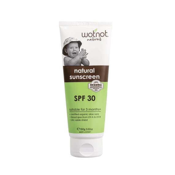 Wotnot Baby Natural Sunscreen SPF 30 Plus 100g - 9336127000212