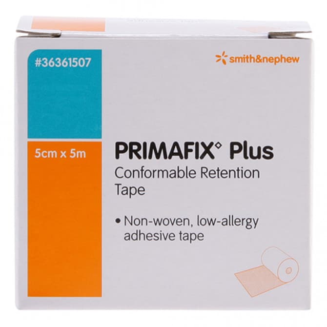 Buy Primafix Plus Conformable Retention Tape 5cm x 5m 1 Roll Online ...