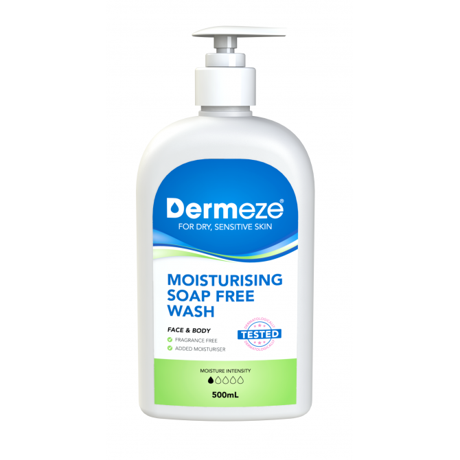 Buy Dermeze Moisturising Soap Free Wash 500ml Online | Pharmacy Direct