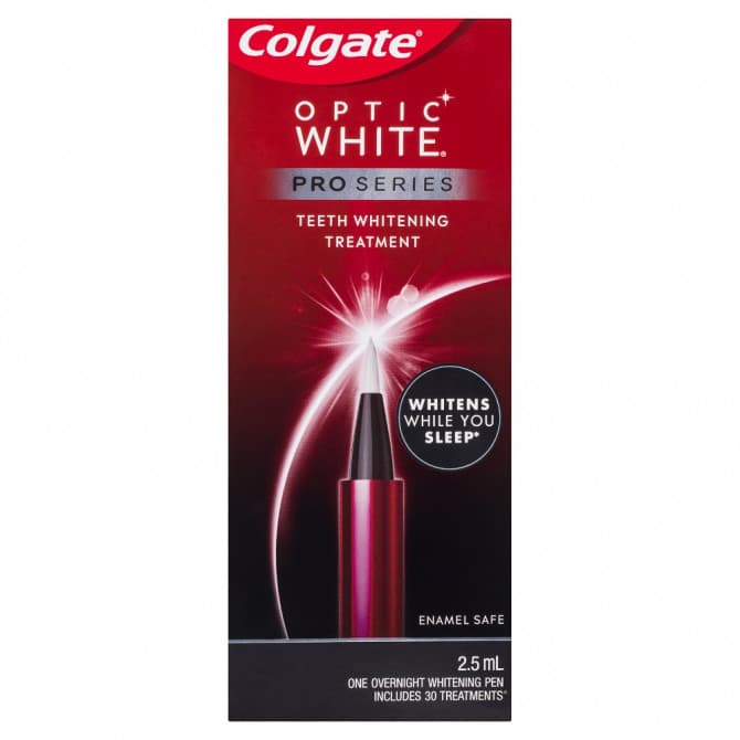 Buy Colgate Optic White Overnight Teeth Whitening Treatment Pen 2.5ml ...