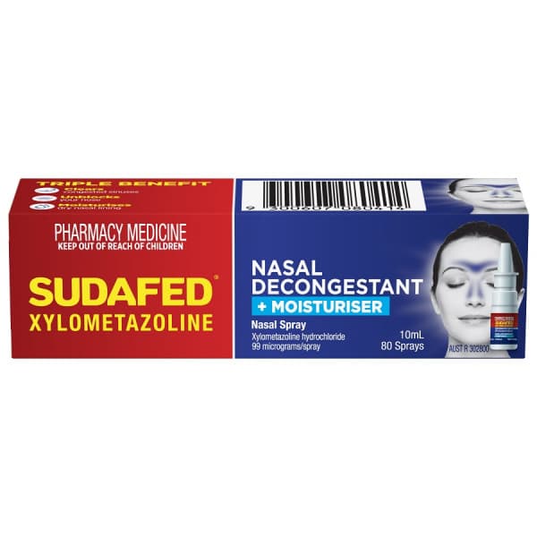Buy Sudafed Xylo Nasal Decongestant Spray 10ml Online