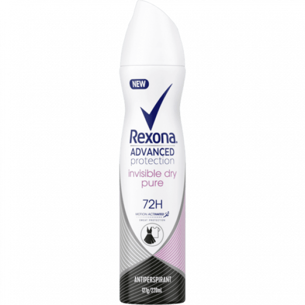 Buy Rexona Women Advanced Protection Invisible Dry Pure Antiperspirant ...