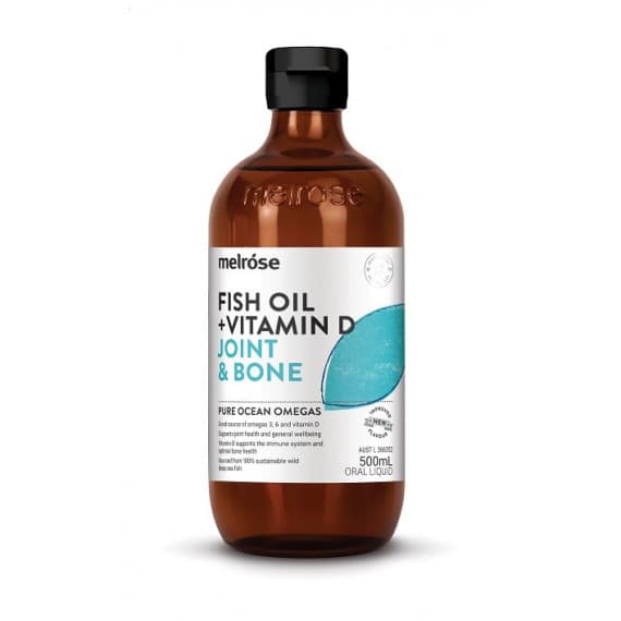 Buy Melrose Fish Omega Fish Oil Plus Vitamin D 500ml Online