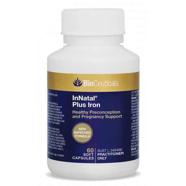 BioCeuticals InNatal Plus Iron 60 Capsules - 9337896003497