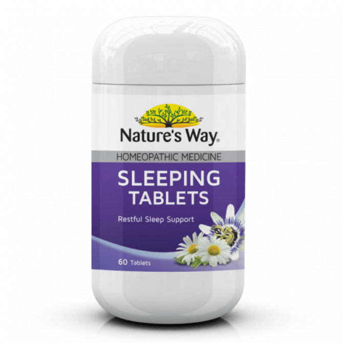 Natures Way Sleeping Tablets 60 Tablets - 9314807073442
