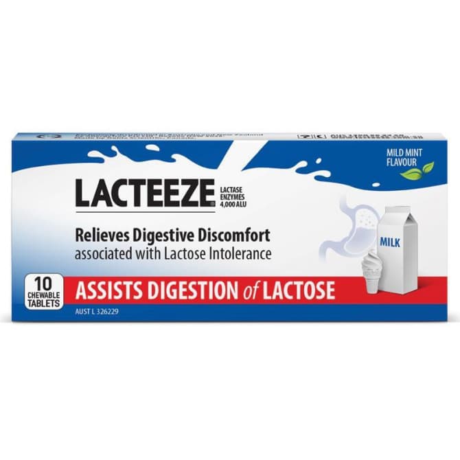 Lacteeze 10 Tablets - 62781018094