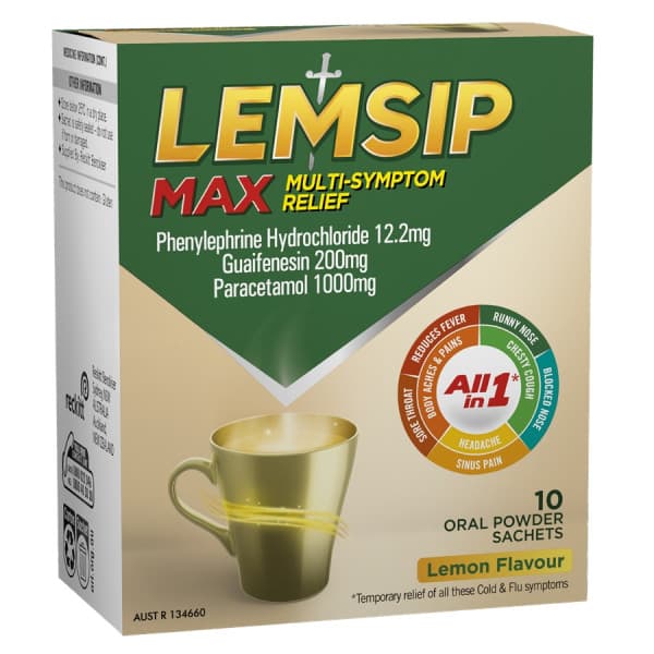 Buy Lemsip All in 1 Lemon Hot Drink 10 Online