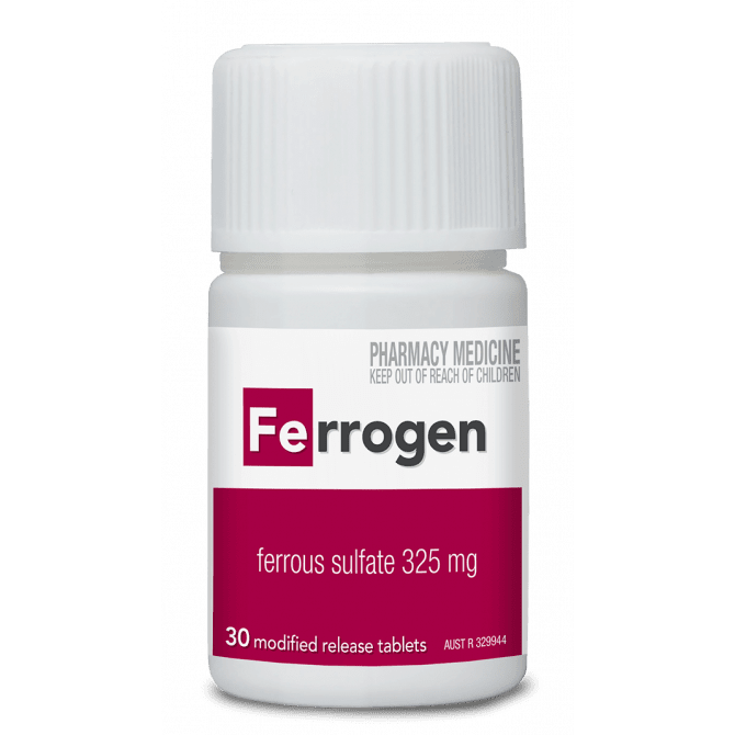 Buy Ferrogen Iron 30 Tablets Online
