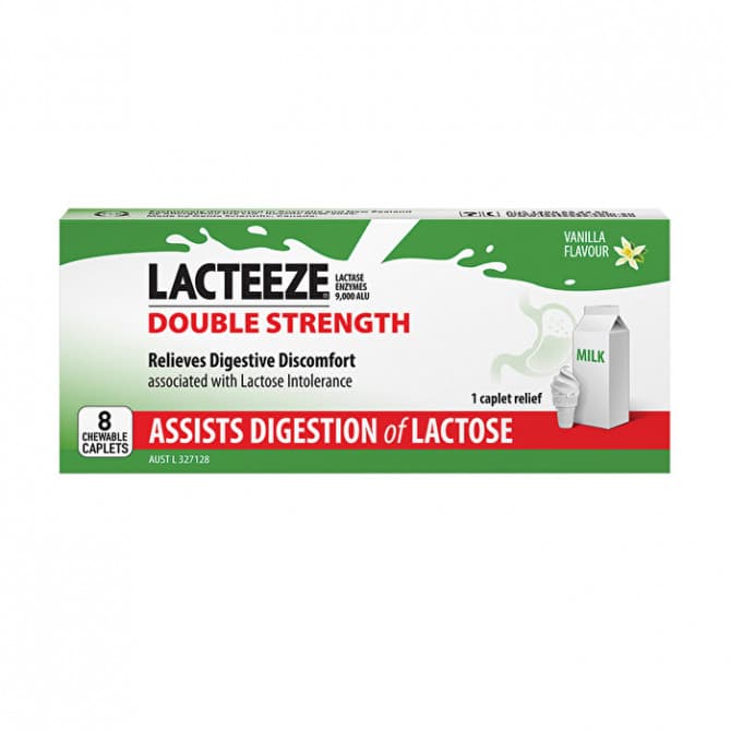 Buy Lacteeze Ultra Caplets Double Strength 8 Tablets Expiry Date 02/26 ...