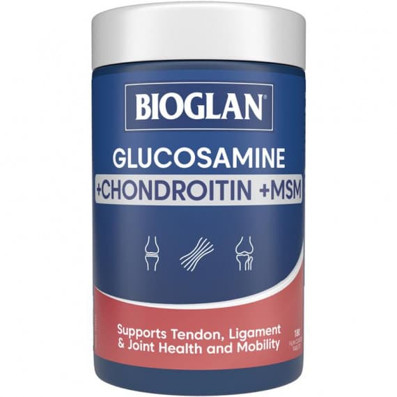 Buy Bioglan Glucosamine Chondroitin Plus MSM 180 Tablets Online