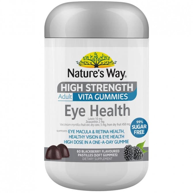 Buy Natures Way High Strength Adult Vita Gummies Eye Health 60s Online