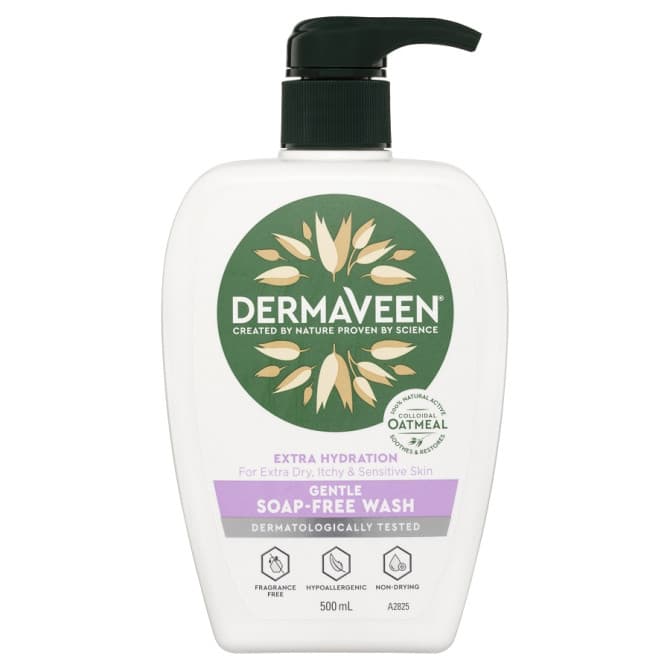 Buy Dermaveen Extra Hydration Soap Free Wash 500ml Online